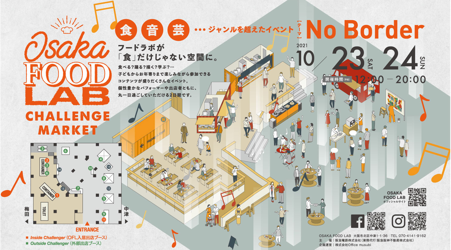 OSAKA FOOD LAB - お知らせや最新情報 - 第3回チャレンジマーケット ”No Border！出店者紹介